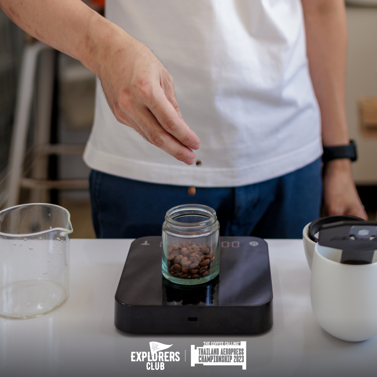 กดสูตรชงกาแฟด้วย AeroPress แบบ มิก - อนุวัต แชมป์เอโร่เพรสประเทศไทย