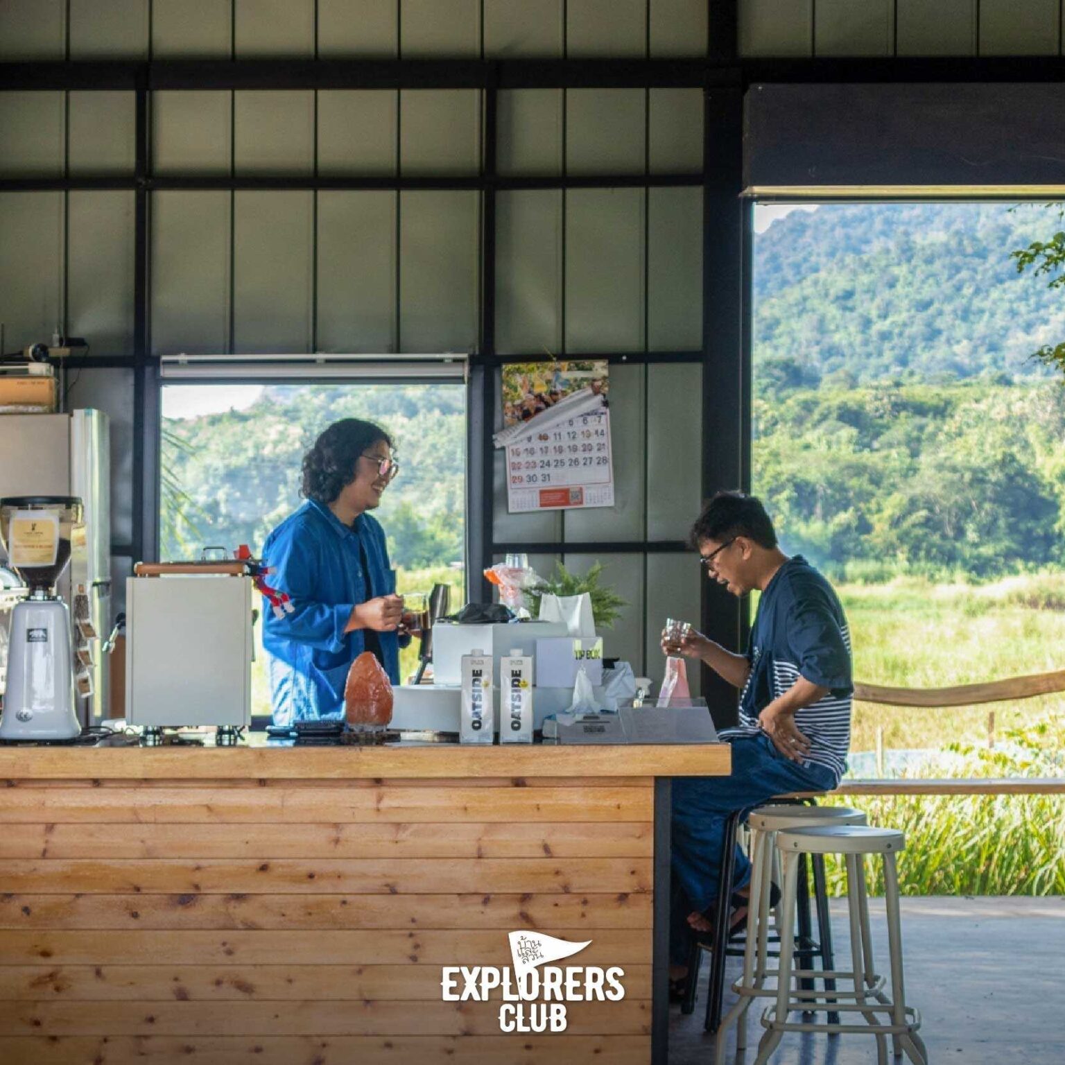 คาเฟ่ด่านซ้าย จุดกางเต็นท์ The Enlighten Coffee and Community จ.เลย