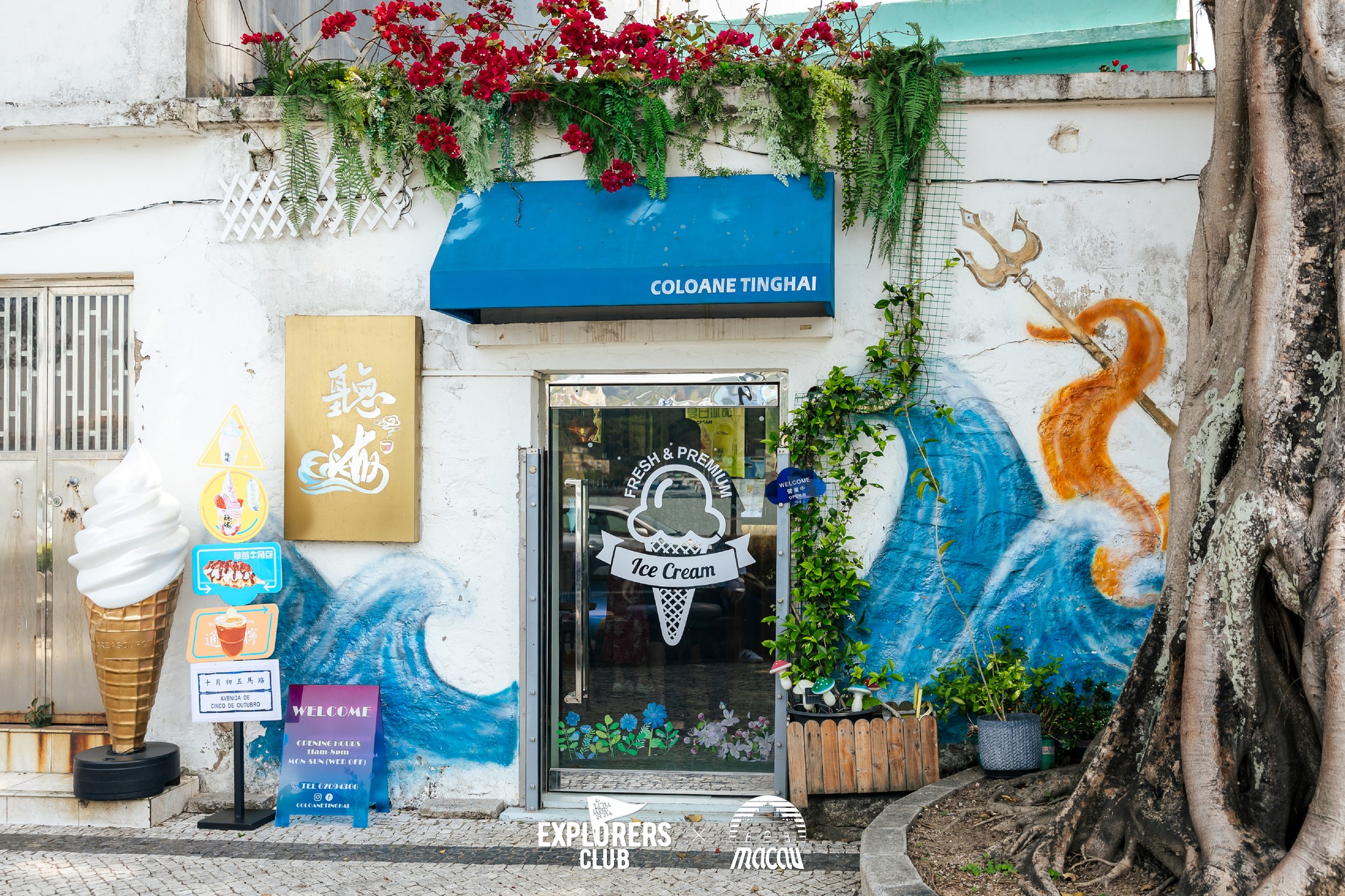 COLOANE VILLAGE โลเกชั่นถ่ายภาพสุดเท่กับตึกสีพาสเทลในมาเก๊า